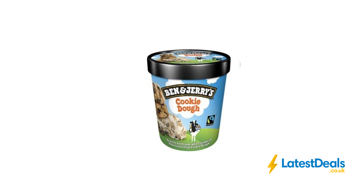 Ben & Jerry's Tub Ice Cream Price ROLL BACK! Asda, £2.50 at ASDA