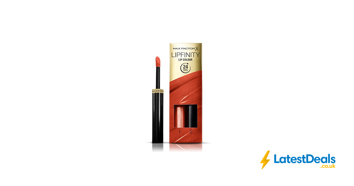 Max Factor Lipfinity Lipstick, 14 Charming, £6.53 at Amazon