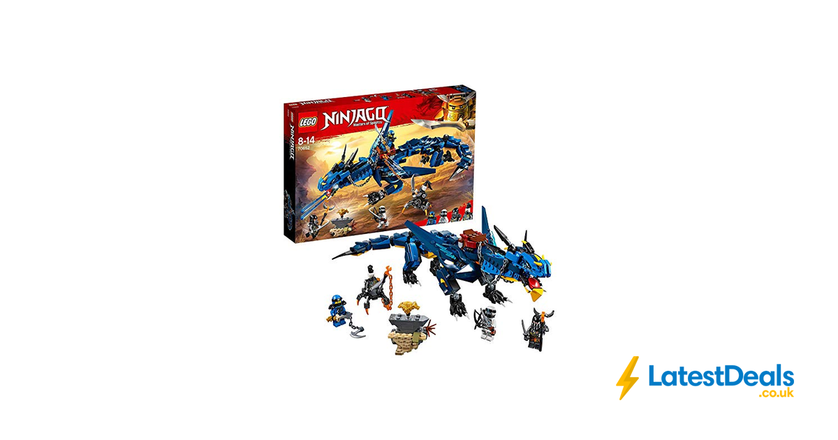 LEGO 70652 NINJAGO Stormbringer Dragon Toy, Masters of Spinjitzu Action ...
