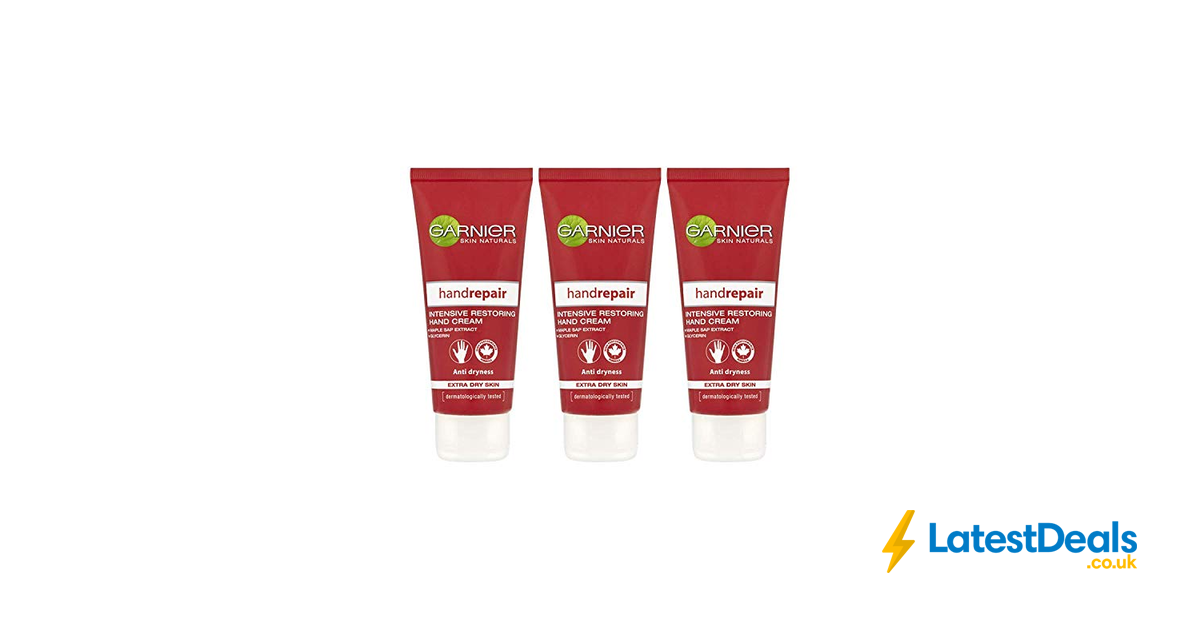 Best Price! Garnier Body Repair Hand Cream Dry Skin 100ml (3 Pack), £6 ...