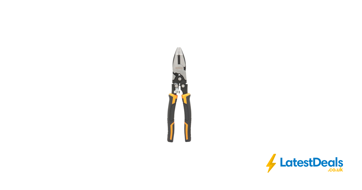 Dewalt Compound Action Combination Pliers 8", £10.70 at Screwfix