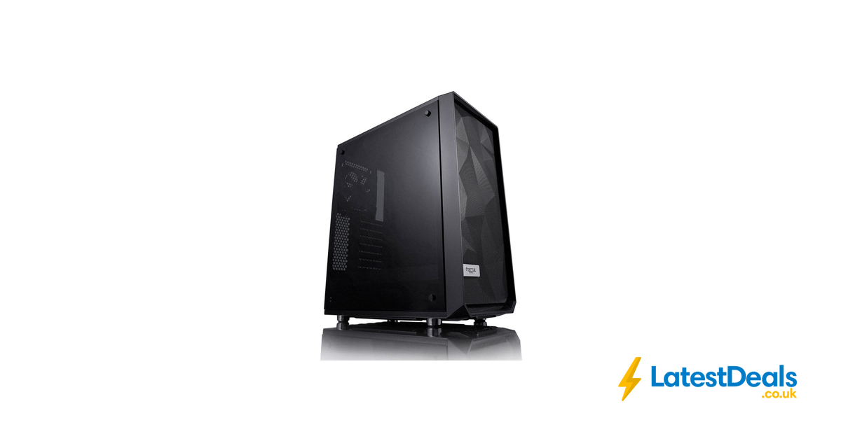 Fractal Design Meshify C Blackout Tempered Glass PC Gaming Case, Black ...