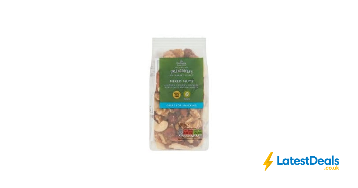 Morrisons Mixed Nuts 180g, £2 at Morrisons