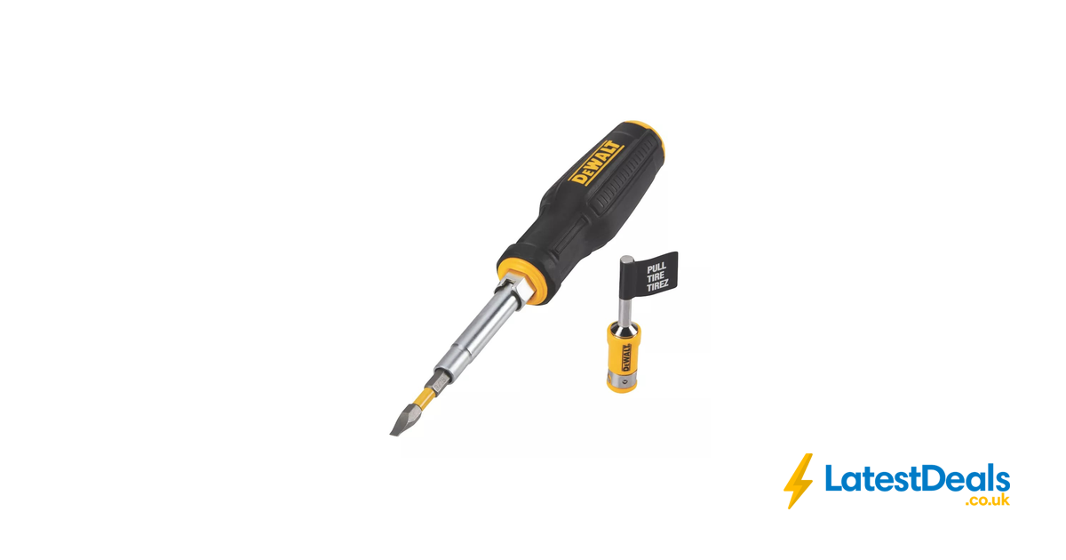 Dewalt Dwht66569-0 Interchangeable Maxfit 6-Way Multi-Bit Screwdriver ...