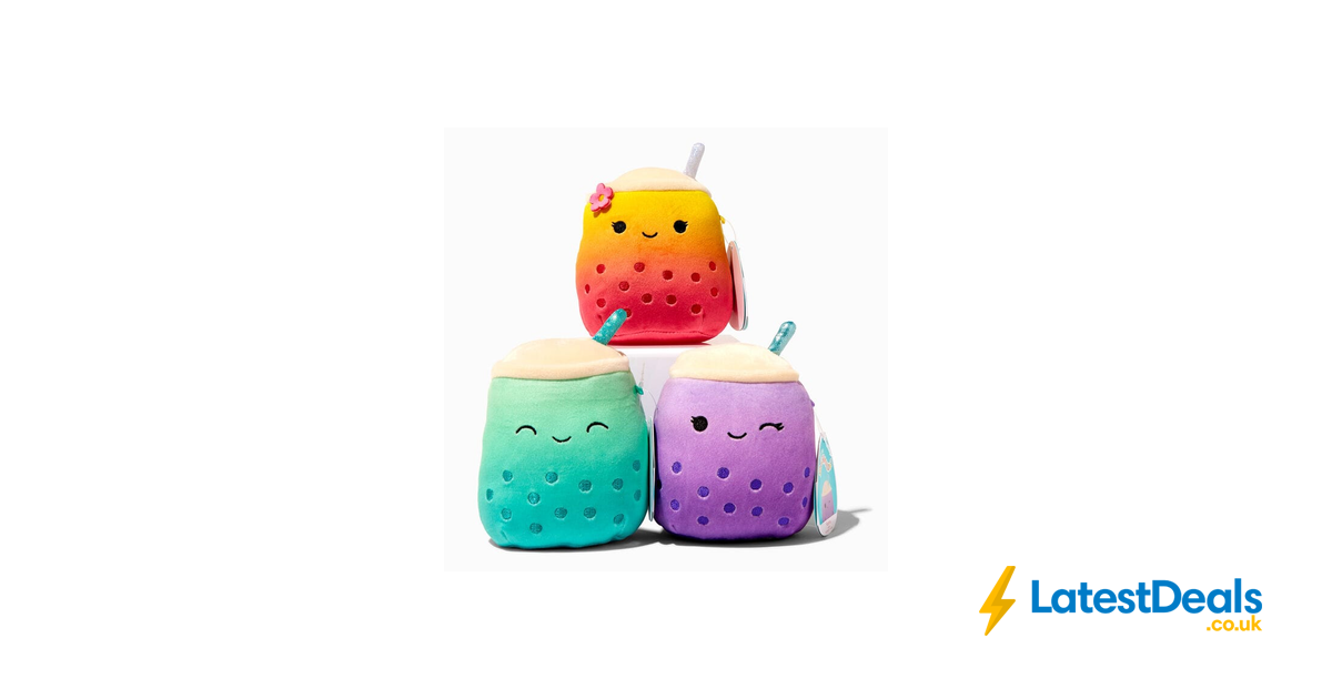 Squishmallows 5" Boba Tea Soft Toy - Styles Vary, £9 at Claire's
