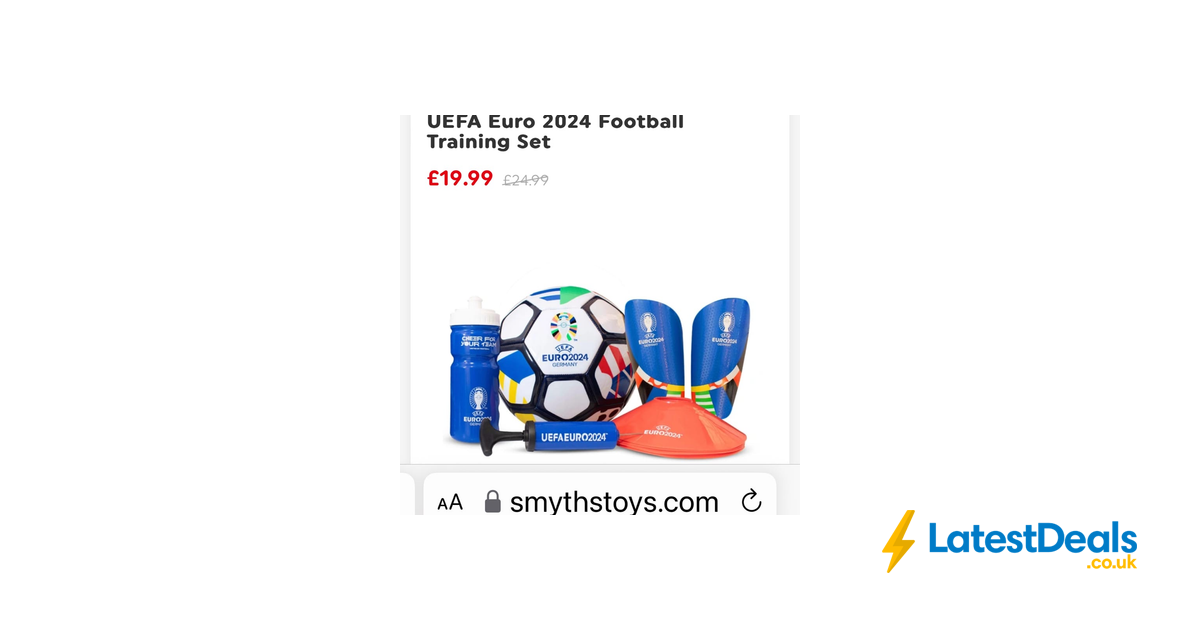 UEFA Euro 2024 Football Training Set, £19.99 at Smyths Toys Superstores