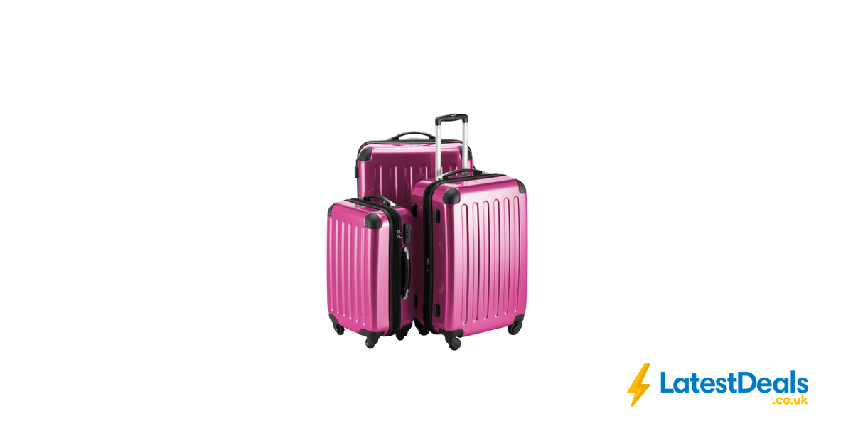 HAUPTSTADTKOFFER - Alex - Set of 3 Hard-Side Luggages, £84.09 at Amazon