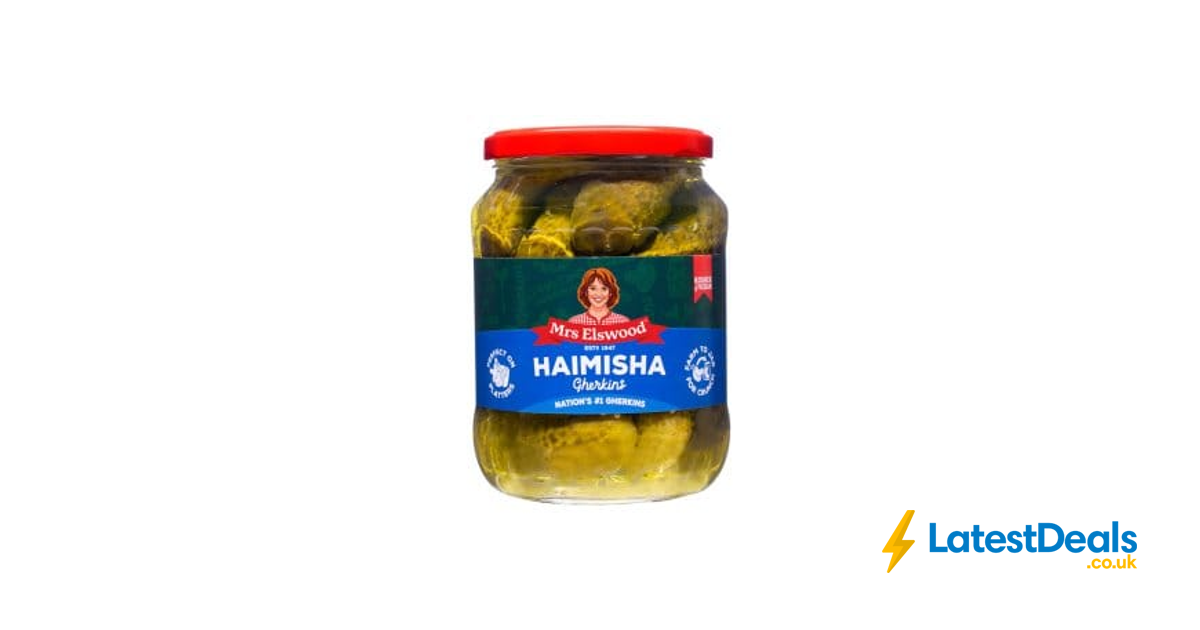 Mrs Elswood Haimisha Cucumbers Drained 360g, £2.50 at Waitrose