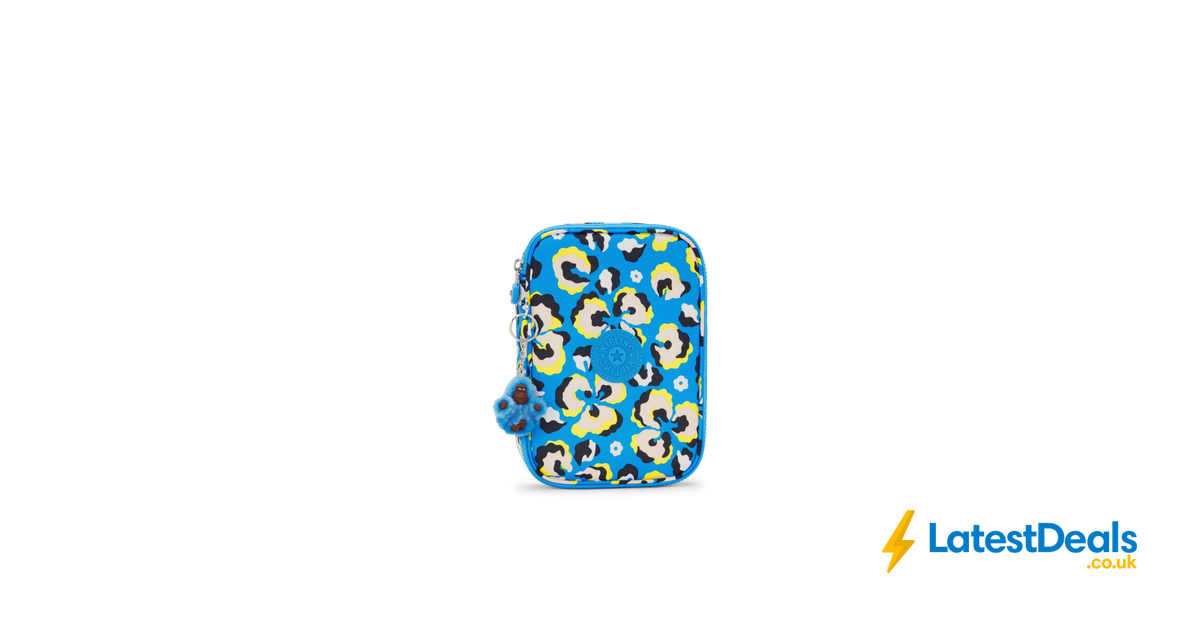 Kipling 100 Pens Pouches/Cases, 21X5X15, Leopard Floral (Blue), £24.90 ...