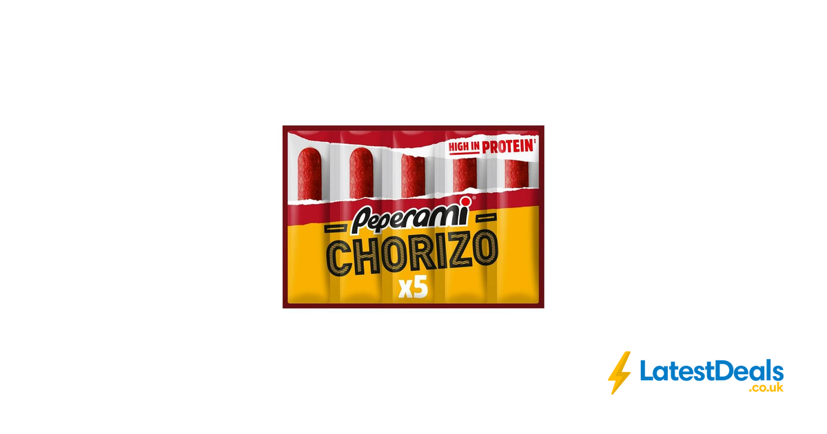 Peperami Chorizo 5x20g, £2.50 at Sainsbury's