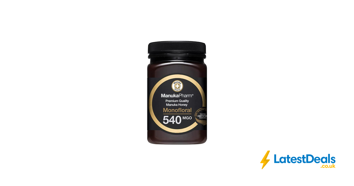 Manuka Pharm Manuka Honey MGO 540 500g, £35 at Holland & Barrett