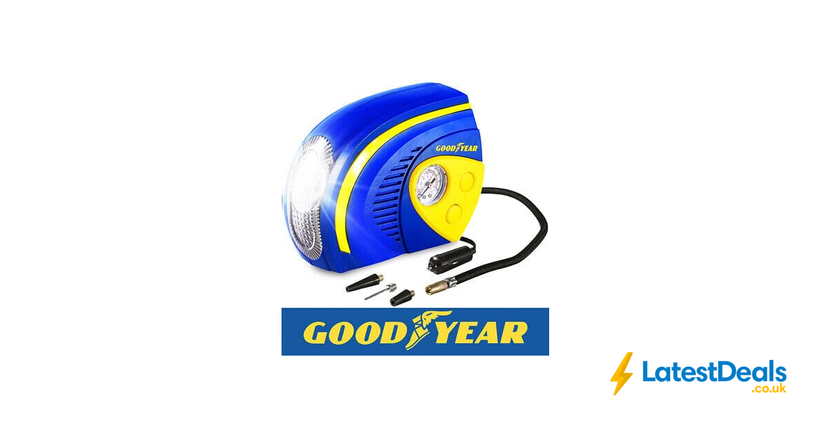 Goodyear 2 in 1 Tyre Air Compressor Inflator, £9.59 at ebay