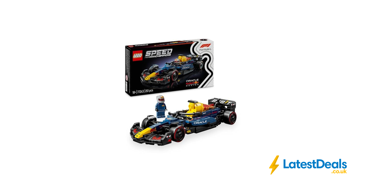 LEGO Speed Champions Red Bull F1 Race Car Model Set, £19.99 at Amazon