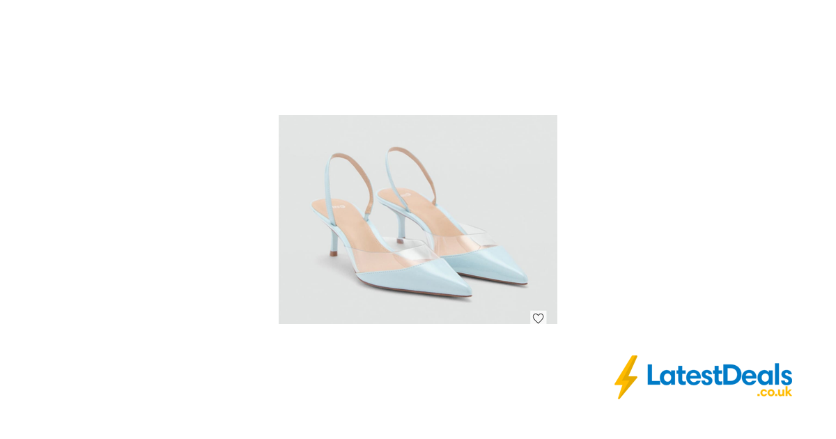 Heeled Shoes with Vinyl Panel, £32.99 at MANGO