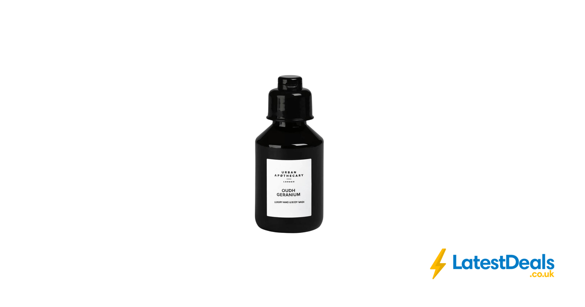 Urban Apothecary Oudh Geranium Hand & Body Wash 100 Ml, £1.99 at Boop ...