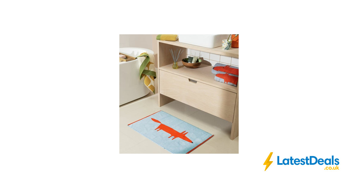Habitat X Scion Mr Fox Bath Mat - Blue, £12 at Argos
