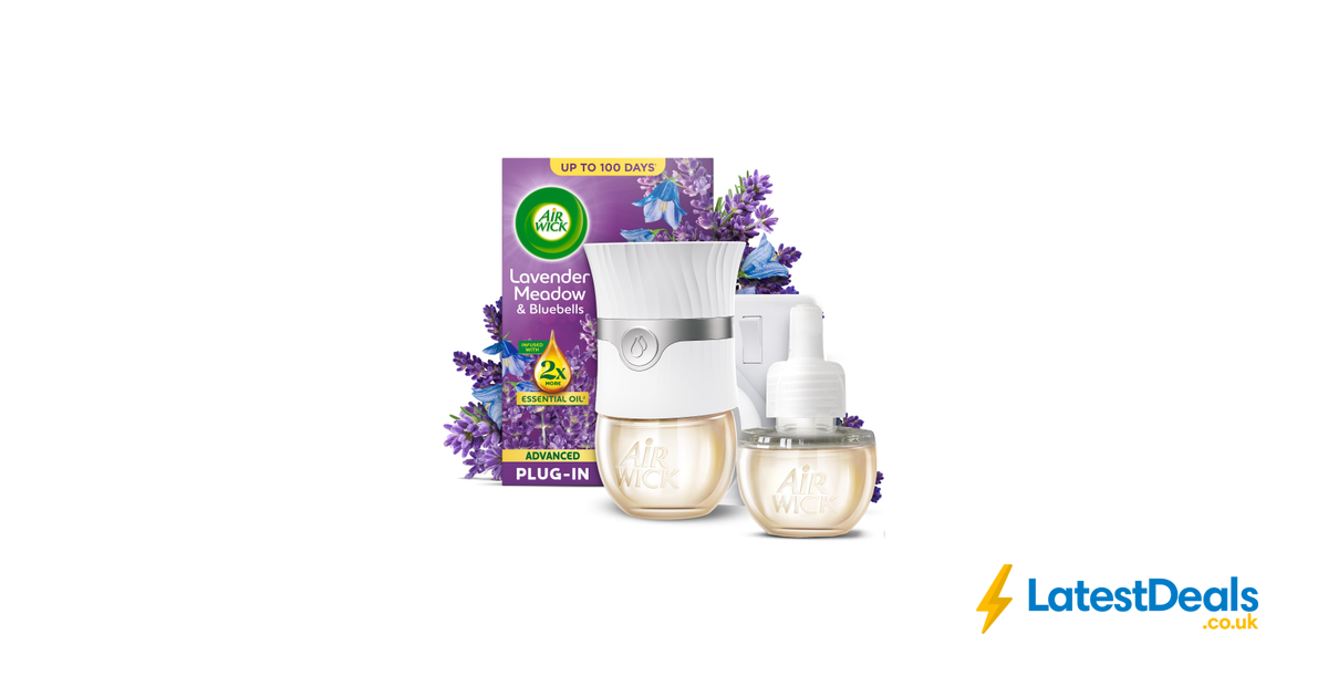 Air Wick Lavender & Bluebells Plug-in Air Freshener Kit, £5.48 at Amazon