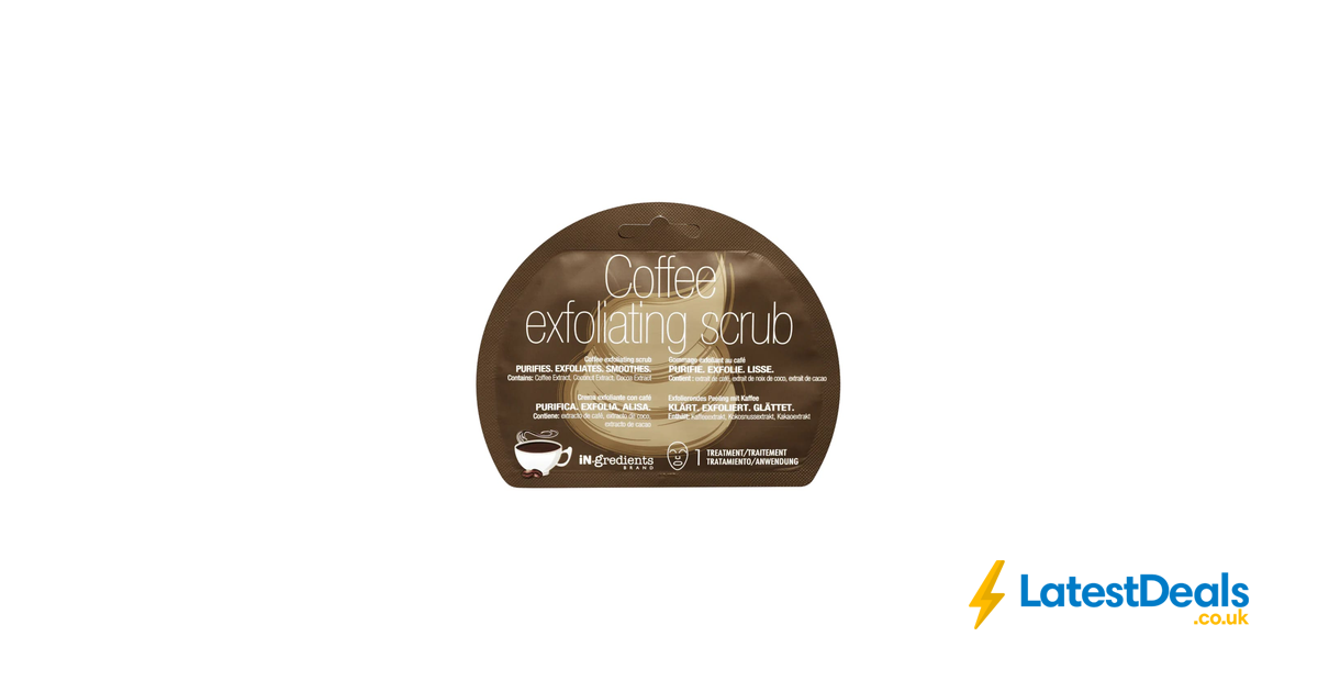 Masque Bar iN.gredients Coffee Exfoliating Scrub Buy 1 Get 1 Free, £0. ...