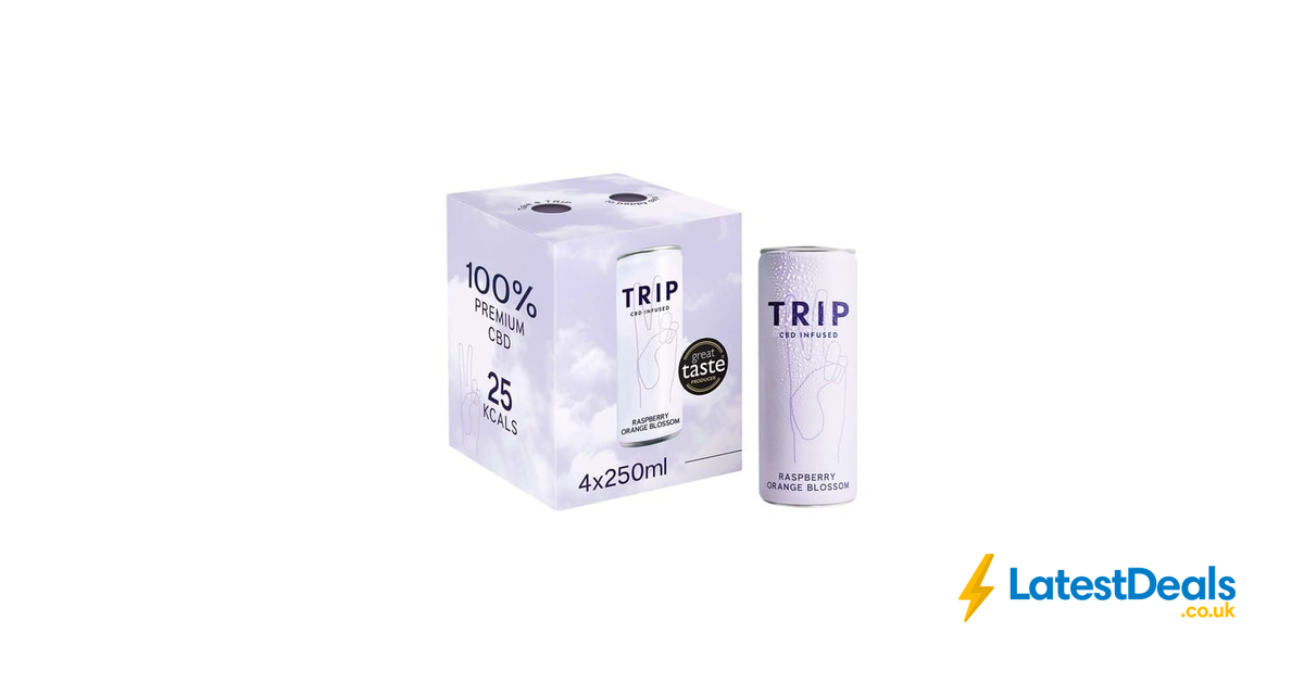 Trip CBD Infused Raspberry Orange Blossom, £5.50 at Morrisons