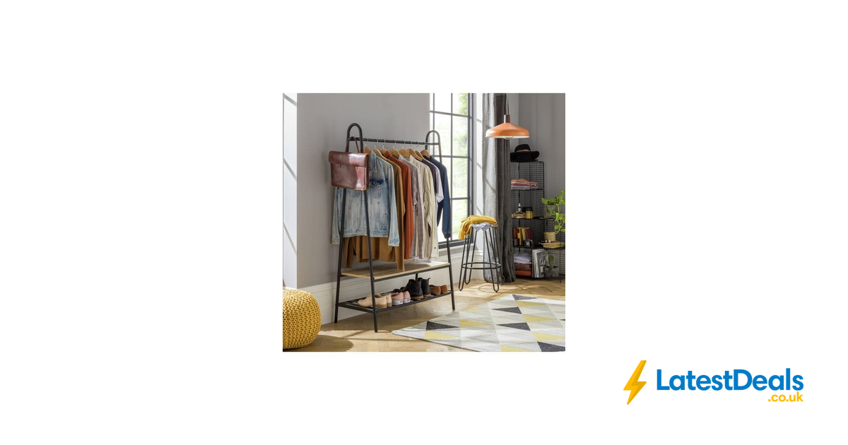 Habitat Turner Clothes Rail with Shoe Rack - Black, £46 at Argos