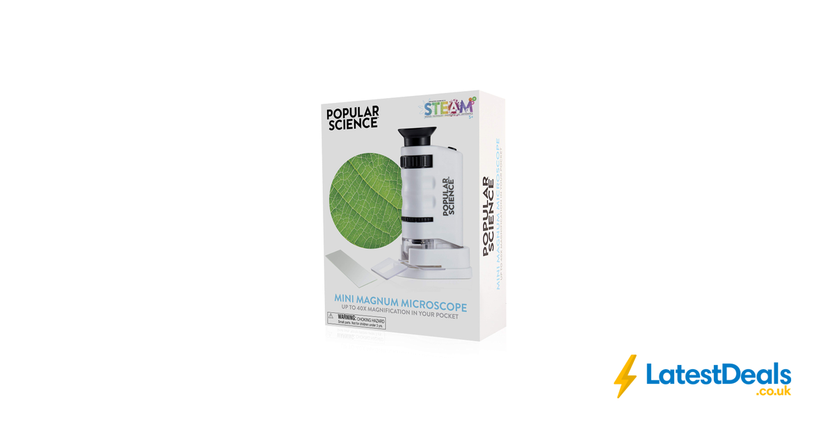 Mini-Magnum Pocket Handheld Microscope for Children, £5 at Amazon
