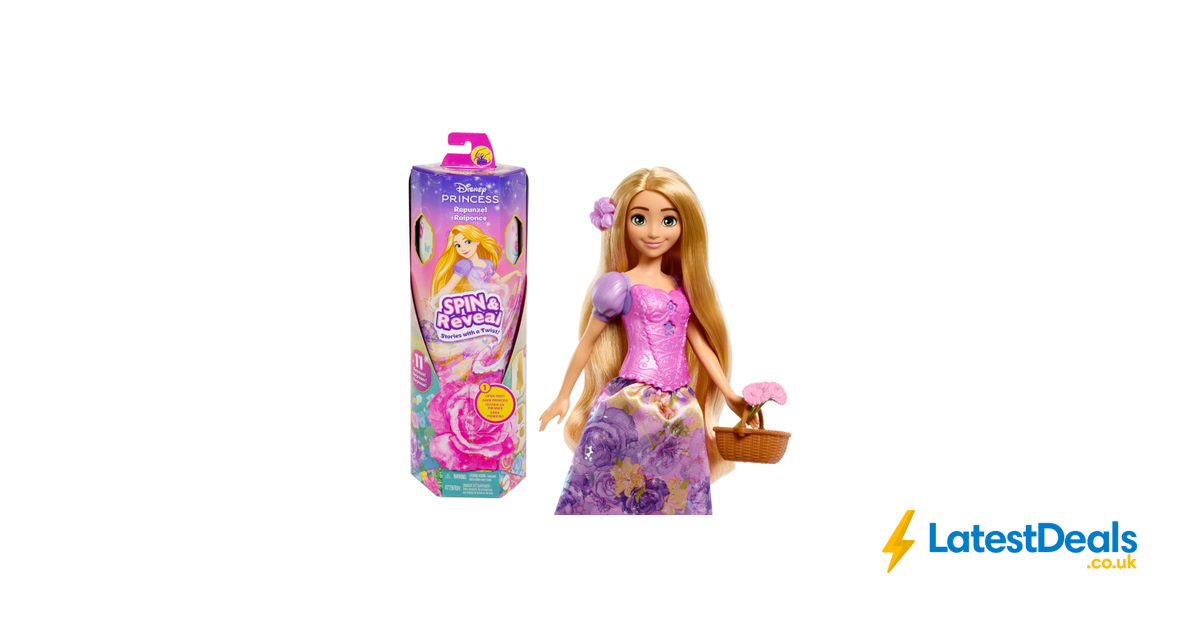 Mattel Disney Rapunzel Doll Set with Surprises & Accessories, £14.40 at ...