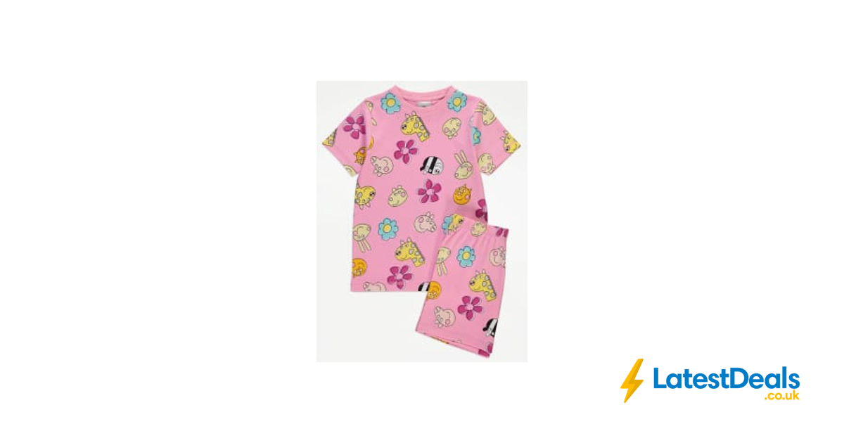 Peppa Pig Pink Floral Pyjamas, £5 at ASDA