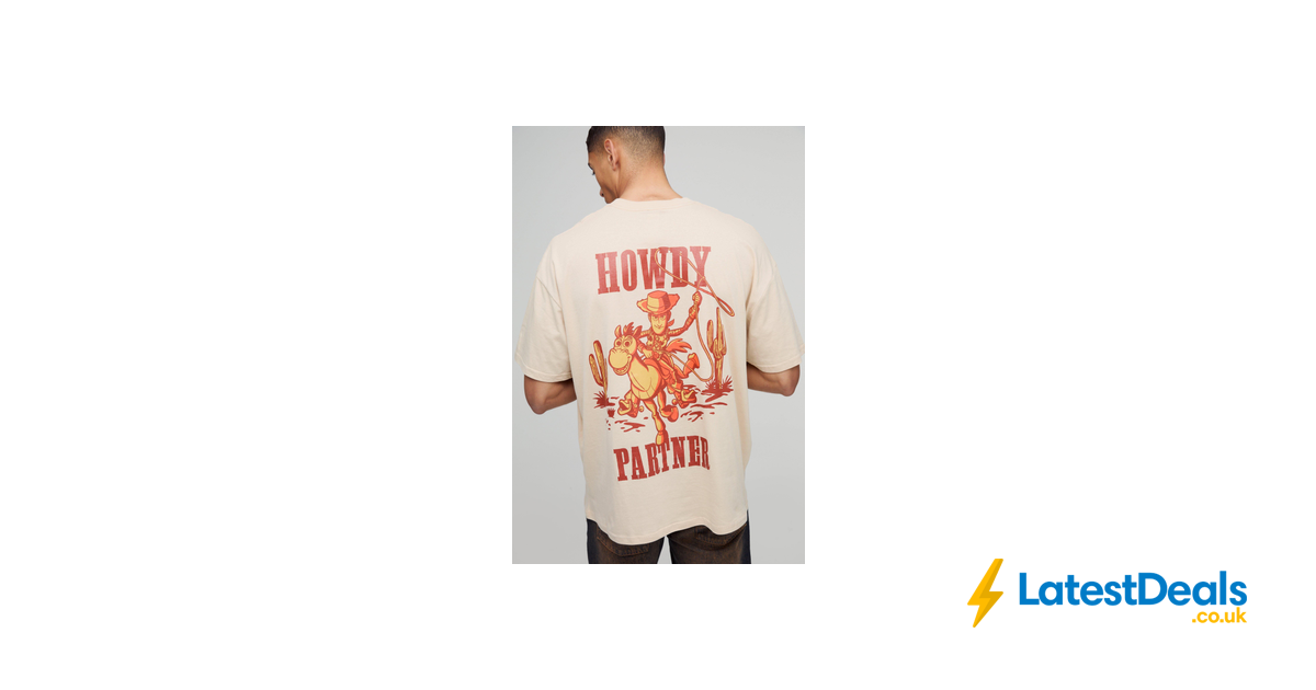 Man Oversized Disney Toy Story Howdy License T-Shirt, £14 at boohooMAN