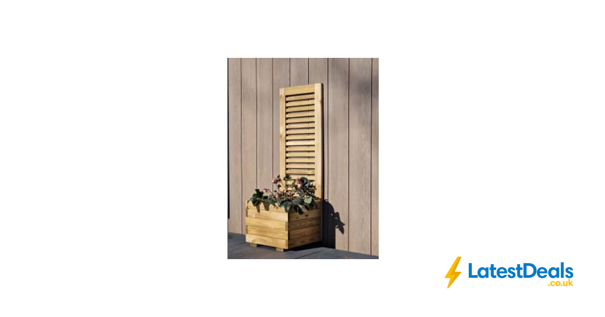 Grange Urban Timber Planter with Trellis - 400 X 1180 X 400mm, £20 at ...