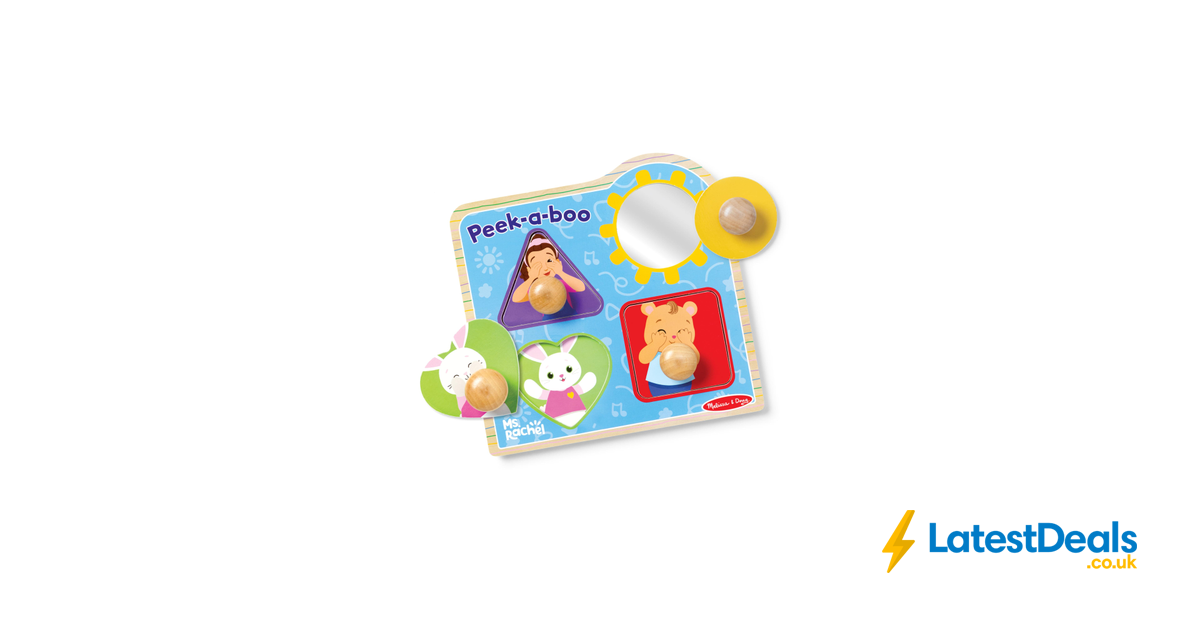 Melissa & Doug Wooden Peek-a-Boo Puzzle, 4-Piece Toddlers 1+, £10.99 at ...
