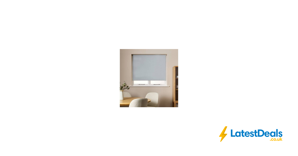 Habitat Blackout Blue Roller Blind - 60cm, £6 at Argos