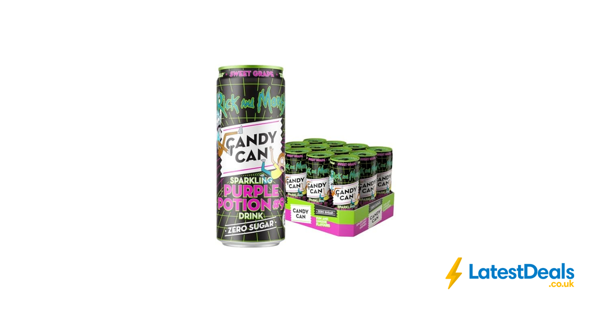 Candy Can, Rick and Morty, Purple Potion, Grape Flavoured Fizzy Drink ...
