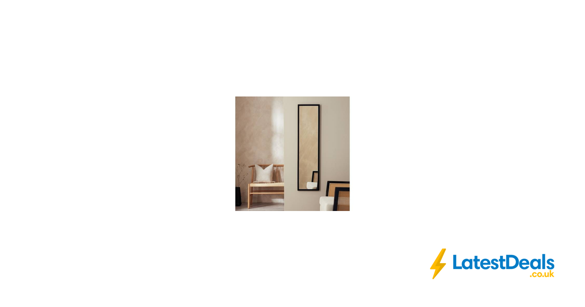 Home Essentials Black Full Length Wall Mirror - 120x30cm, £9 at Argos