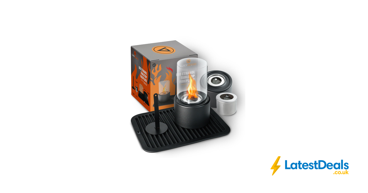 Bioethanol Tabletop Fire Pit, £9.99 at Amazon