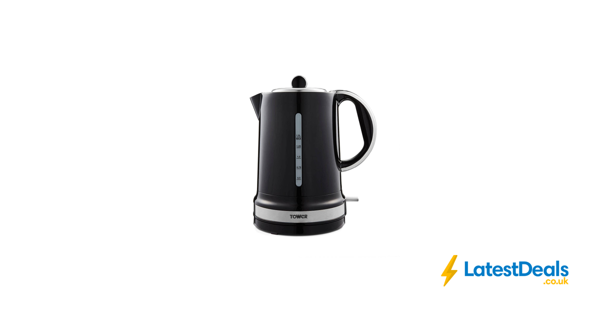 Tower Belle 1.5L Rapid Boil Kettle, Black, £18.99 at Amazon