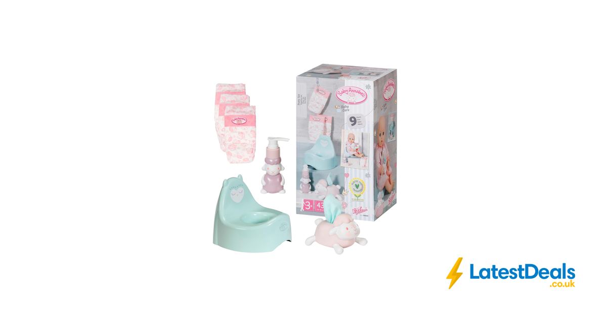 Baby Annabell Potty Set for Dolls up to 43cm, £9.33 at Amazon