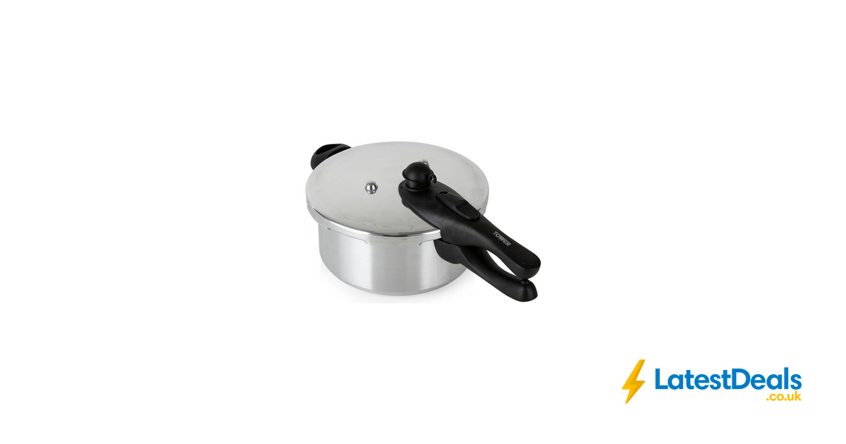 Tower Compact 4 Litre Pressure Cooker, £30 at Argos