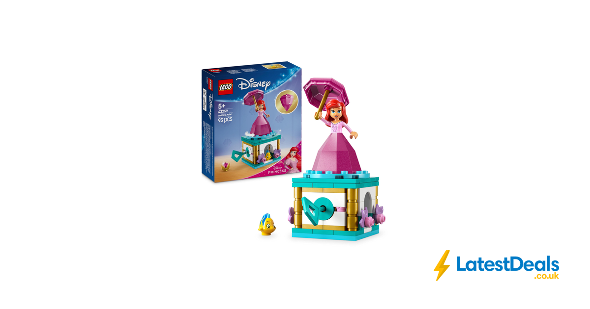 LEGO Disney Princess Twirling Ariel Toy with Mini Figures, £6.96 at Amazon