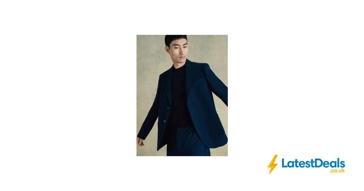 Studio Edit Navy Suit Jacket, £30 at ASDA