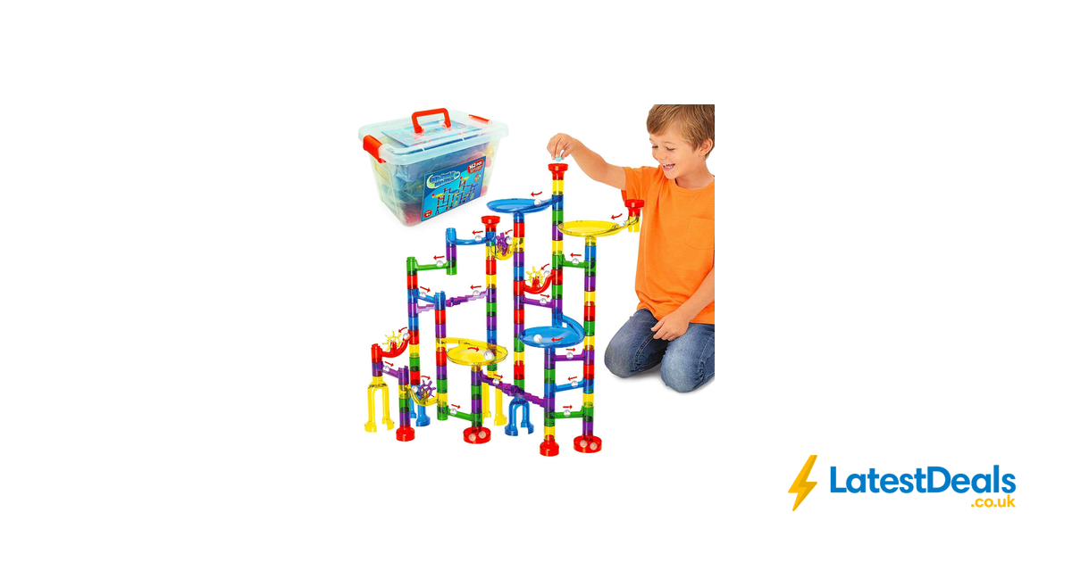Marble Mania Marble Run - 162 Pieces STEM Construction Toy, £24.50 at ...