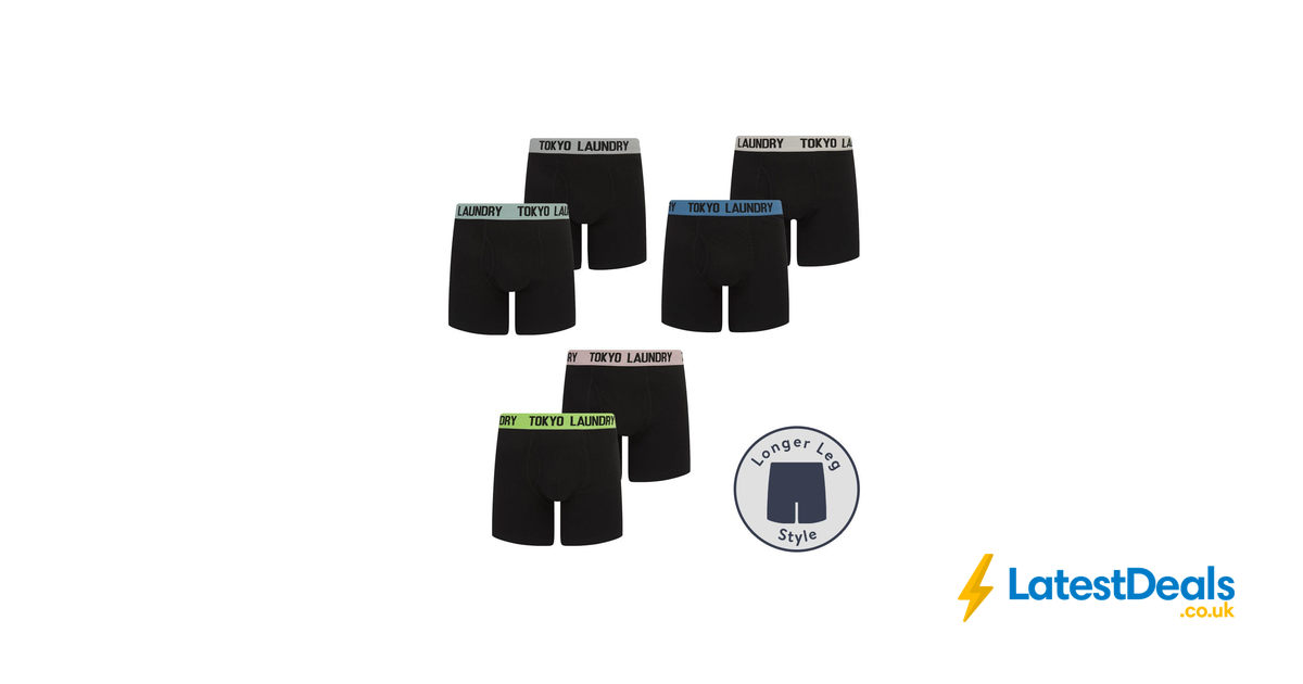 2 Pack Long Length Tokyo Laundry Boxer Shorts £7.99 with Code at Tokyo ...