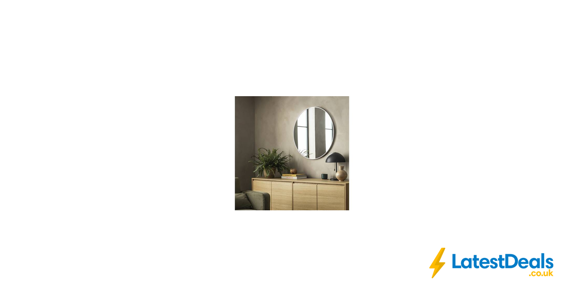 Habitat Silver round Wall Mirror 50cm, £10.50 at Argos