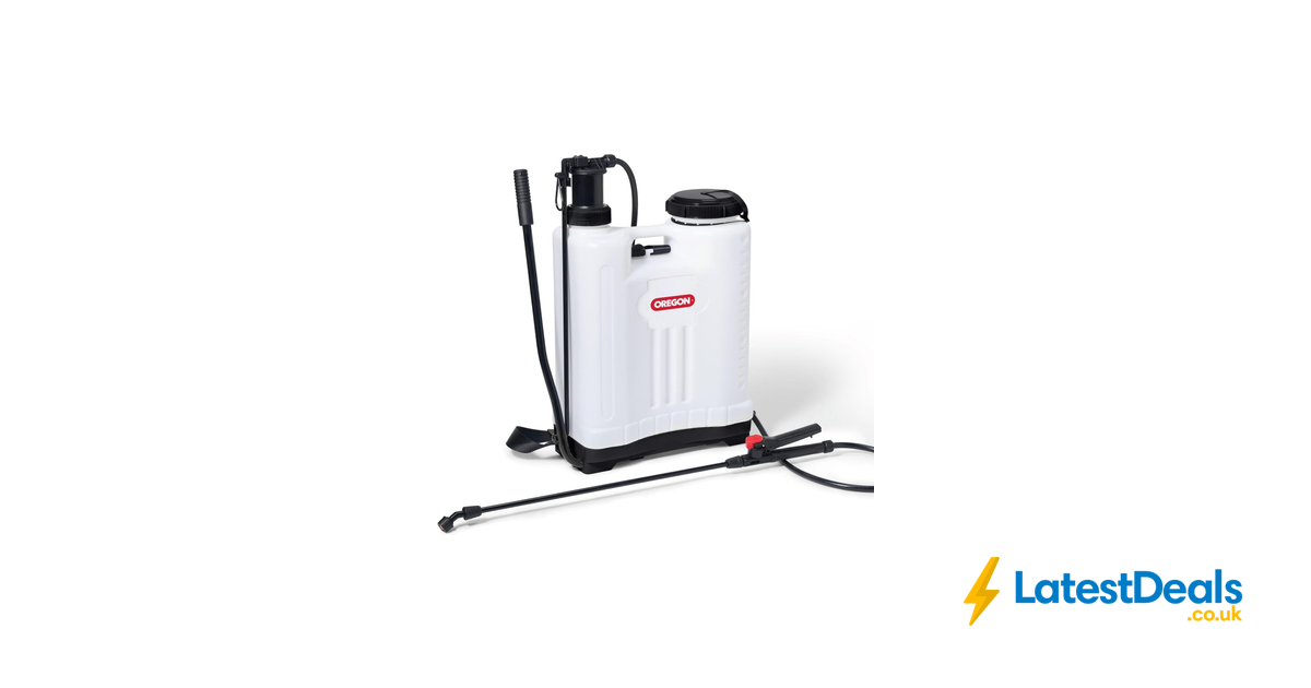 Oregon 20L Backpack Sprayer with Adjustable Nozzles for Garden Use, £27 ...