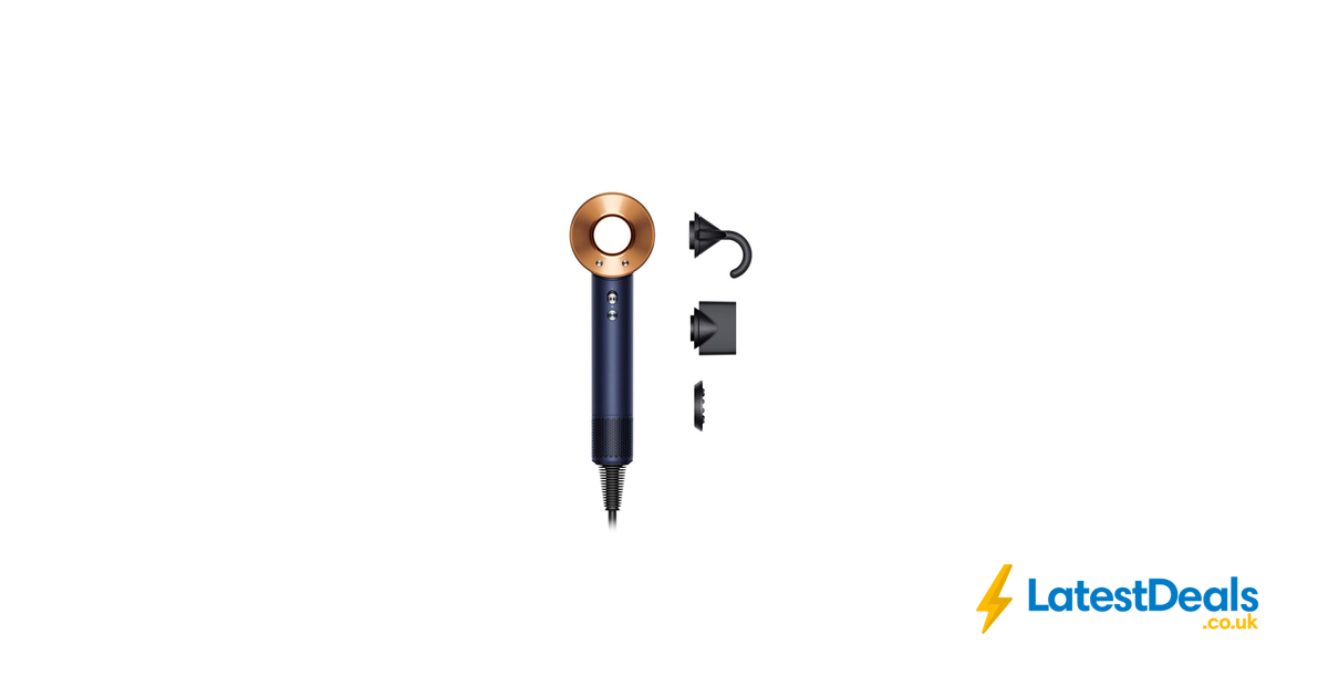 Dyson Supersonic Hair Dryer - Prussian Blue/Rich Copper, £218.49 at Amazon