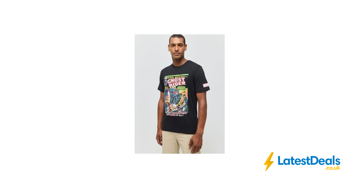 Marvel Ghost Rider Comic Book Graphic T-Shirt, £5 at ASDA
