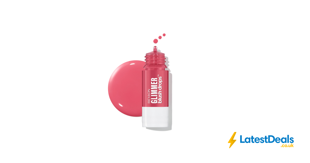 Revlon Glimmer Blush Drops Hydrating Liquid Blusher, Pink It Over, £7. ...