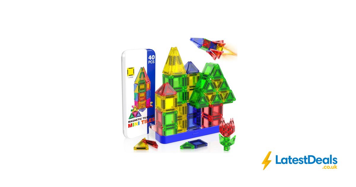 Magneverse Mini Magnetic Building Tiles Travel Set for Kids, £16.99 at ...