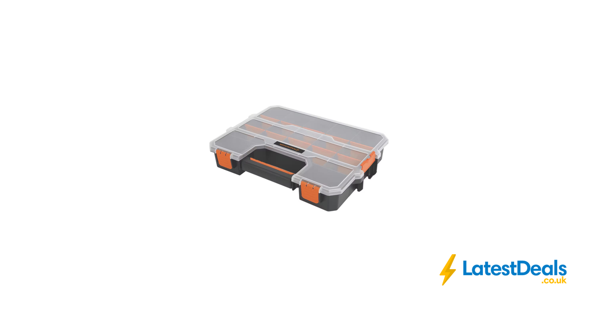 Magnusson Compartment Organizer Case 14.76" X 11", £7.99 at Screwfix