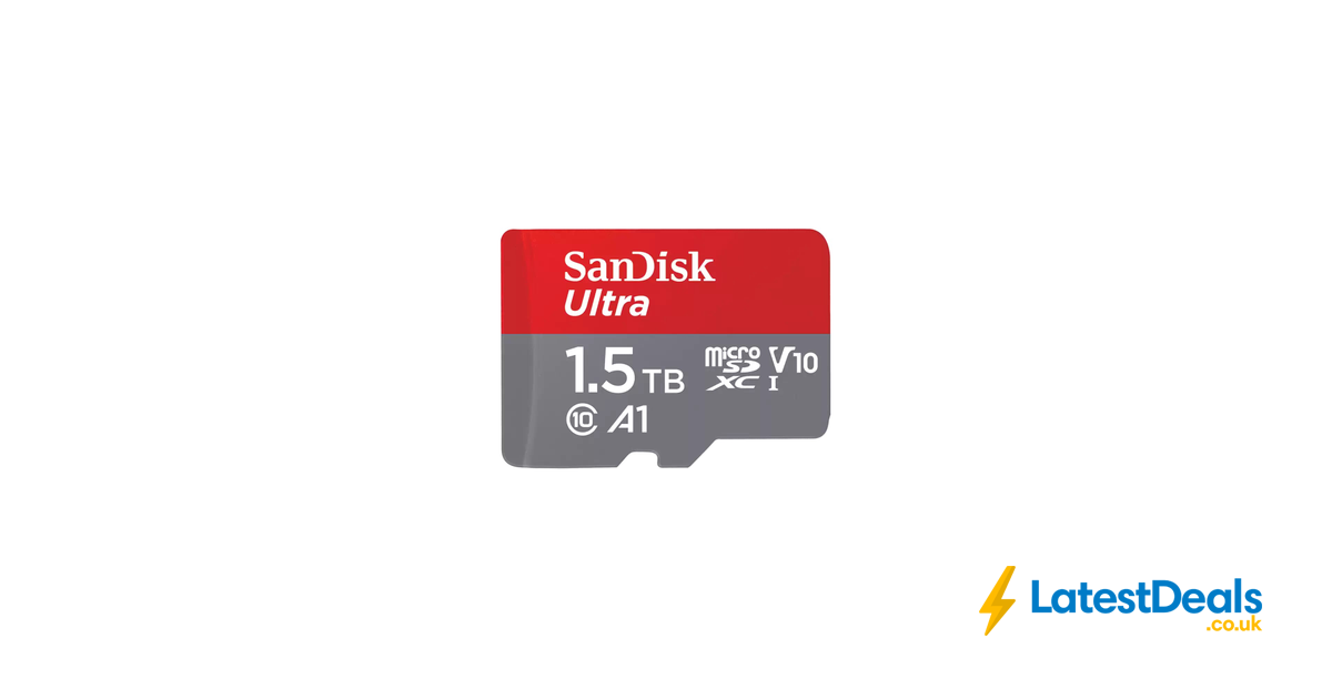 1.5TB SanDisk Ultra microSD with Adapter, £89.99 at Sandisk