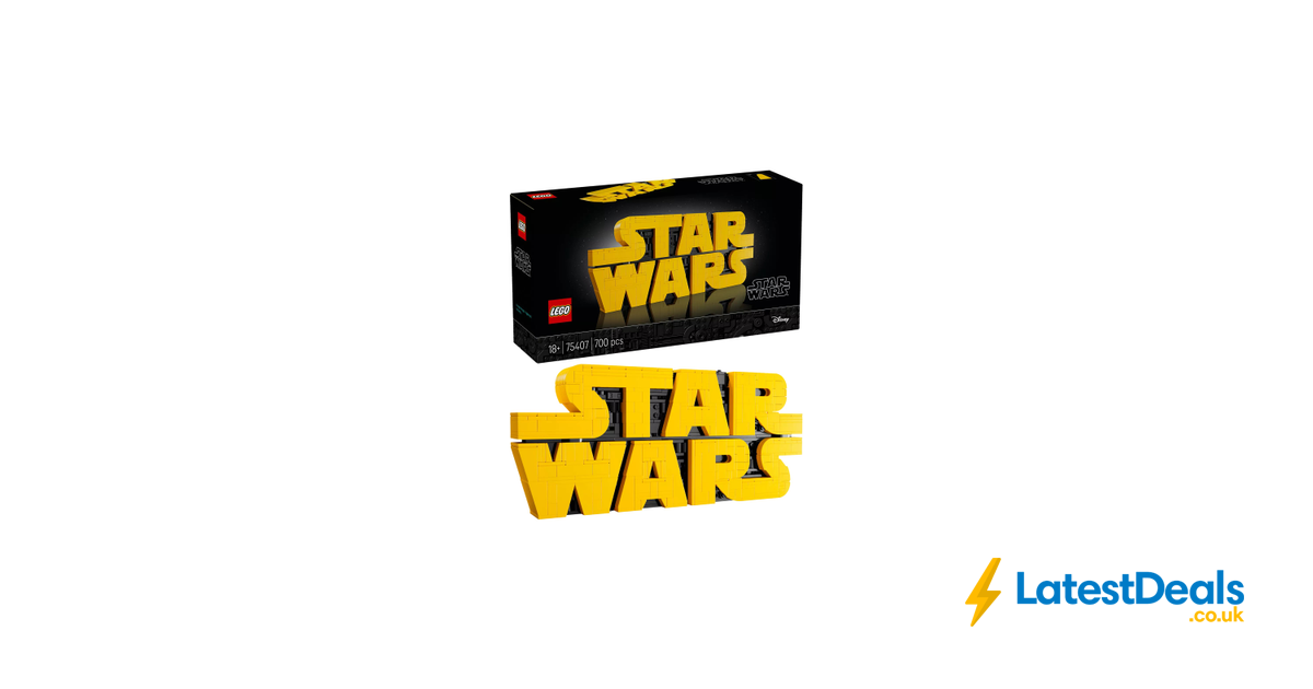 LEGO Star Wars Brick-Built Logo Set, £39.99 at John Lewis